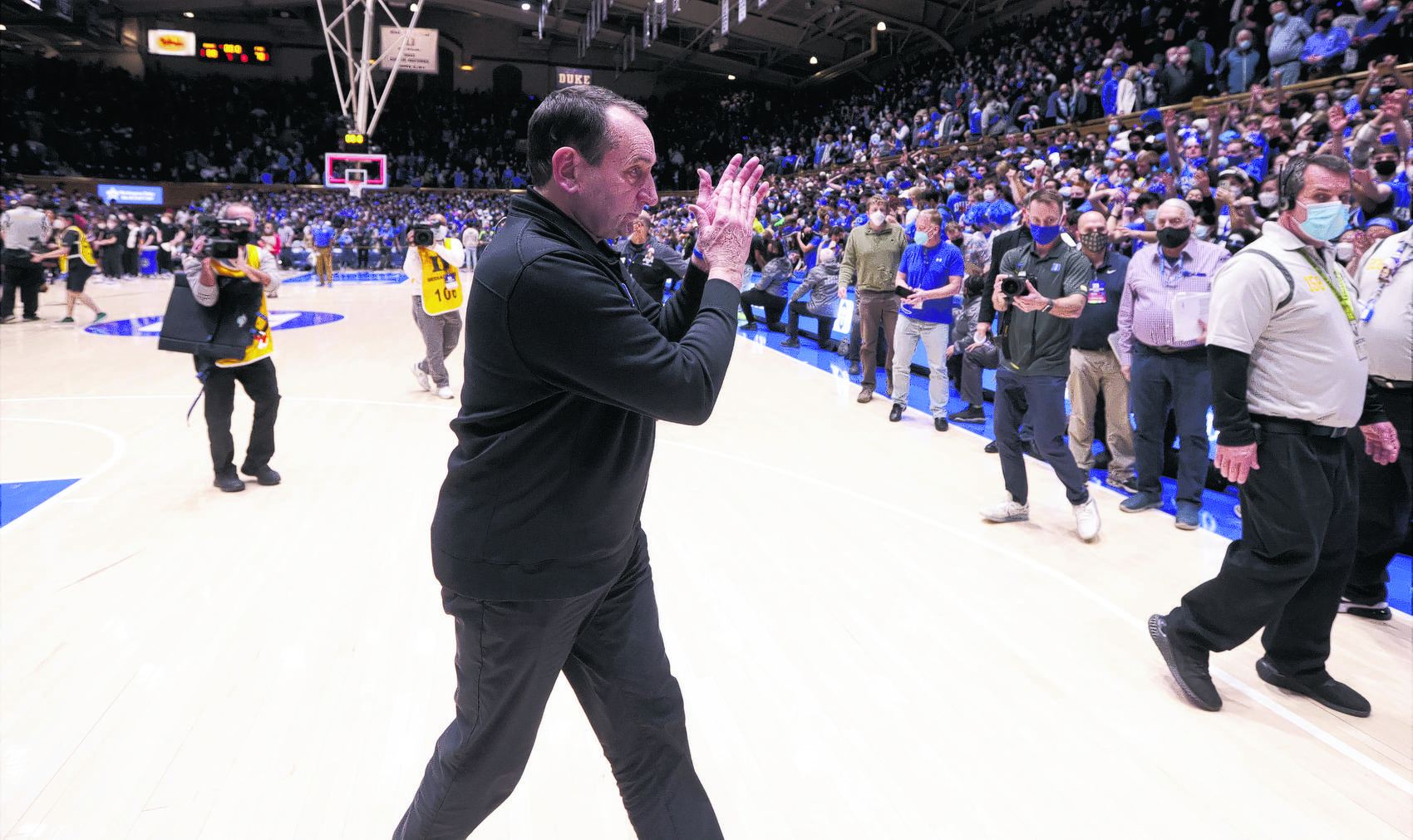 ethan hyman ehyman @ newsobserver com duke head coach mike krzyzewski ...