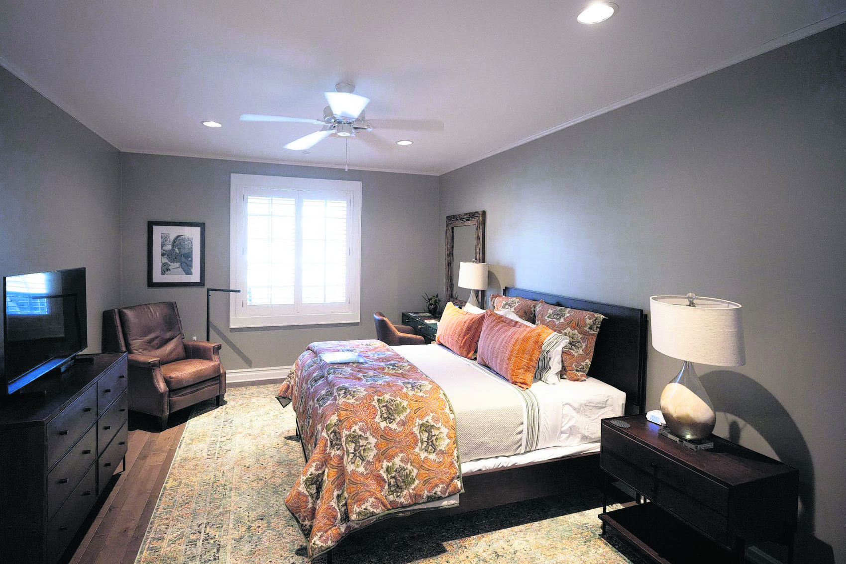 ryan c hermens rhermens @ herald leader com a guest bedroom is pictured ...