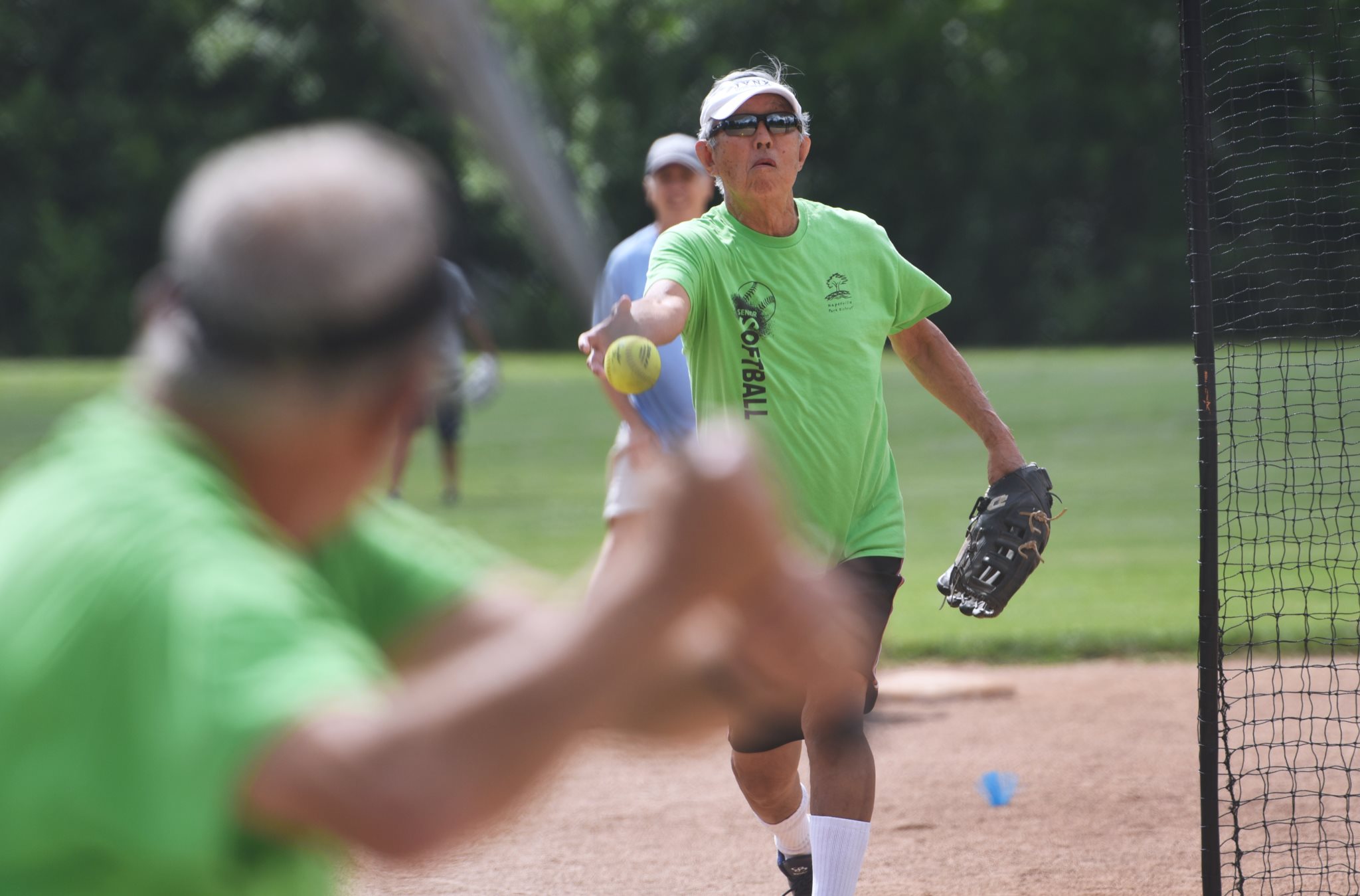 A way to stay young: PLAY BALL with some pals in a senior softball ...