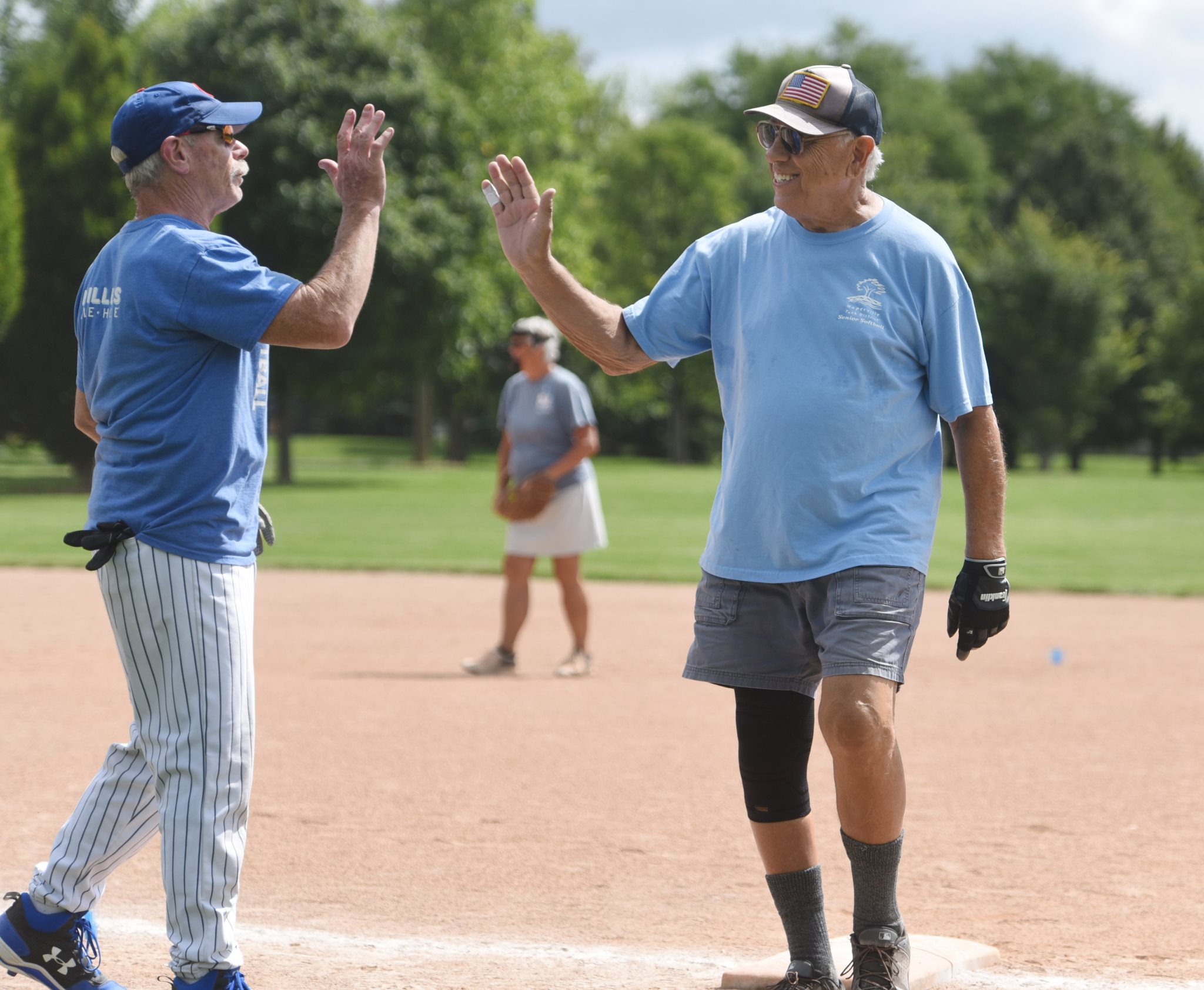 A way to stay young: PLAY BALL with some pals in a senior softball ...