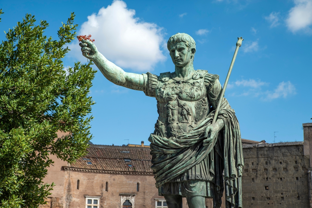 shutterstock first roman emperor caesar augustus