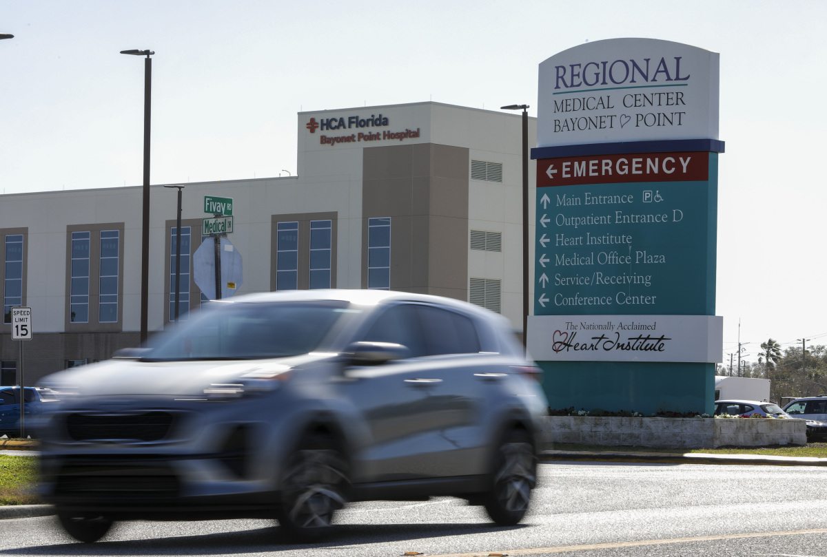 chris urso times hca florida bayonet point hospital in hudson is seen ...