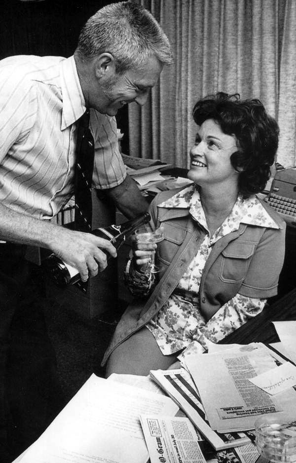 times 1976 lucy morgan and her husband richard celebrate the july 31 ...