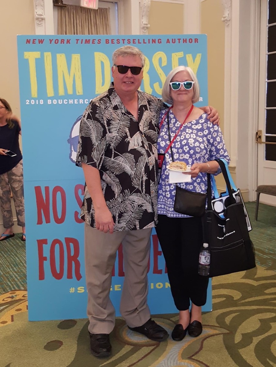 courtesy of erin mitchell author tim dorsey and times book editor ...