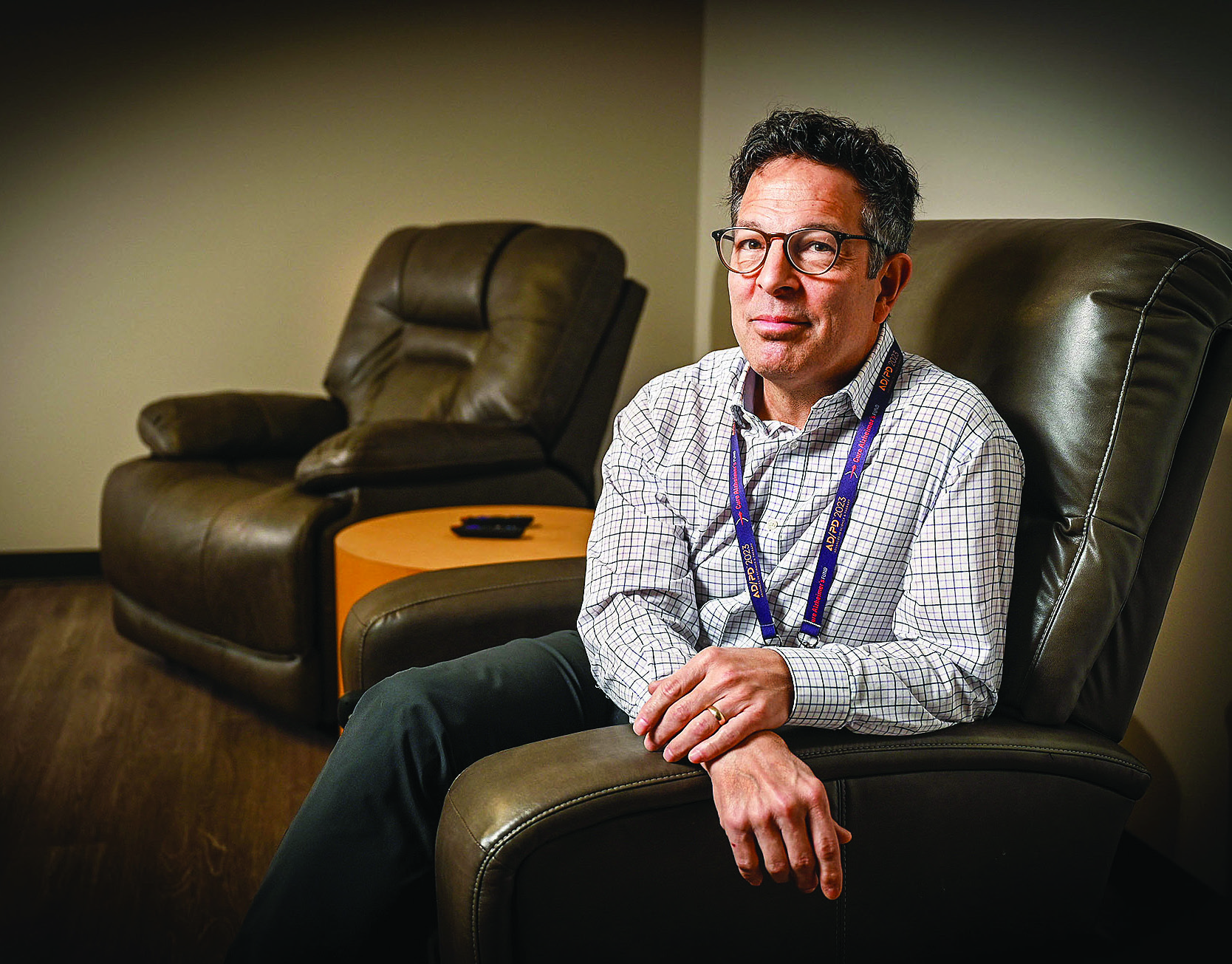 DAN PELLE/THE SPOKESMAN-REVIEW Dr. David Greeley, sitting in the new ...